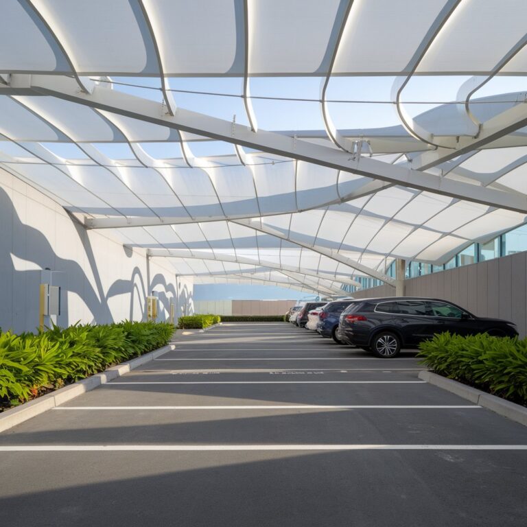 Shades & Parking Structures | Alfa Fabrication Technical Services Co. L ...
